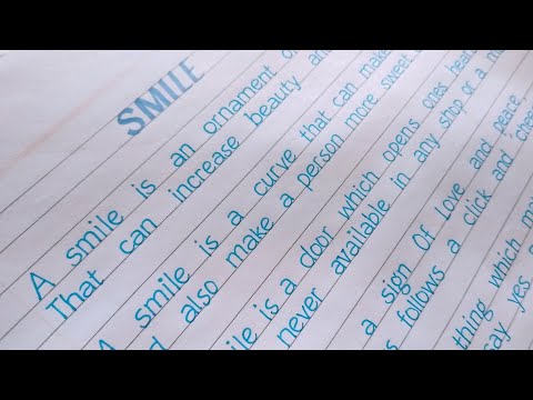 || Print Handwriting || SMILE 😄 || Super Clean Handwriting ||