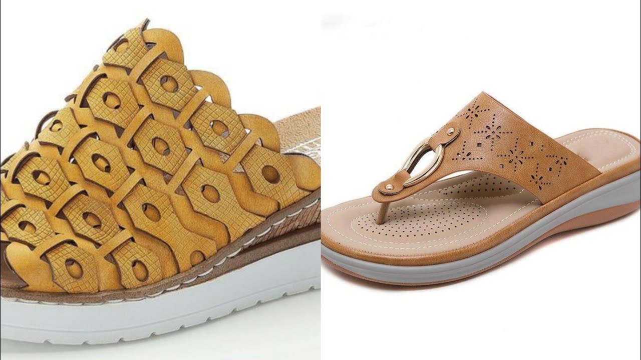 TOP 50 DOCTOR STYLE BATA COMFORTABLE SLIP ON SHOES SLIPPERS SANDLAS WEDGES CHAPPAL DESIGN - YouTube