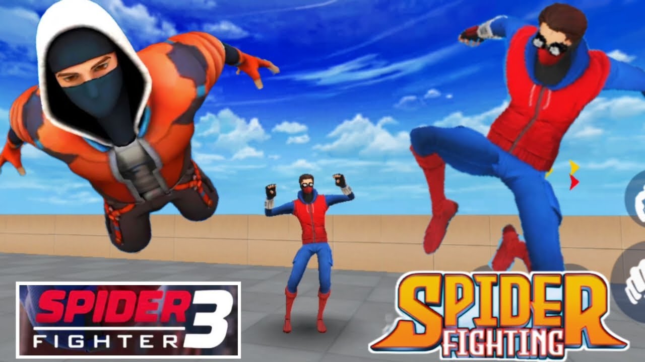 💥 SPIDER FIGHTING: HERO GAME vs SPIDER FIGHTER 3 💥 Who is Best ...