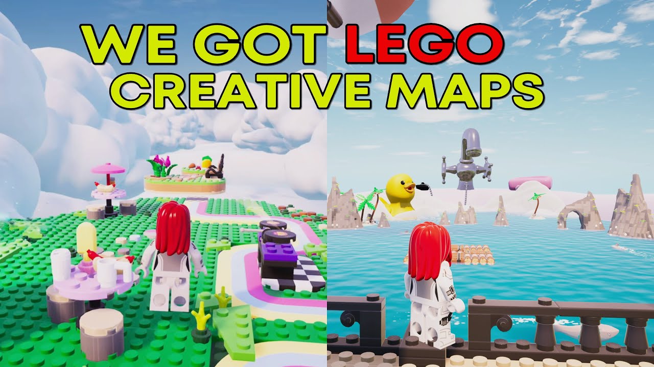 Lego Fortnite Dropped 2 NEW LEGO Creative Maps| LEGO Fortnite Creative ...