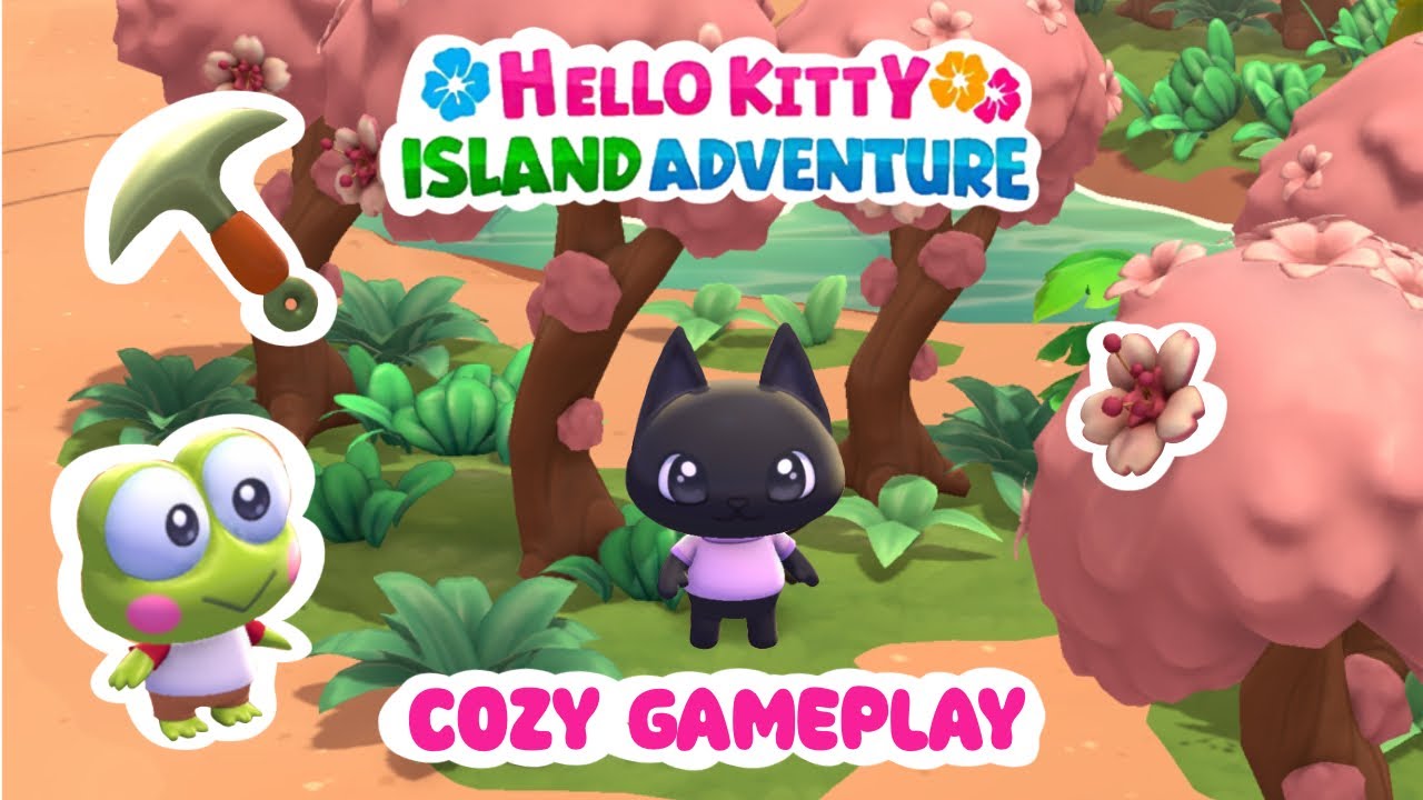 COZY GAMEPLAY ⛏️🌺 Hello Kitty Island Adventure PART 15!🍦 + how to craft ...