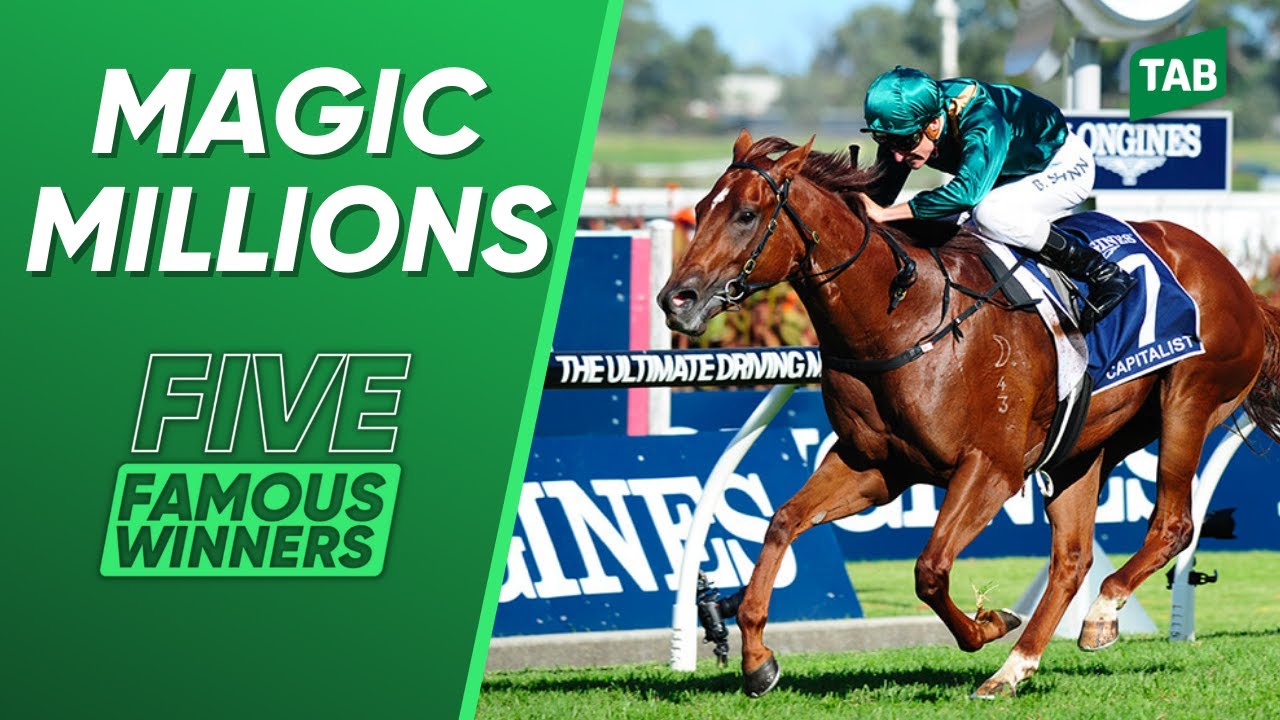 FIVE FAMOUS WINNERS - MAGIC MILLIONS - YouTube