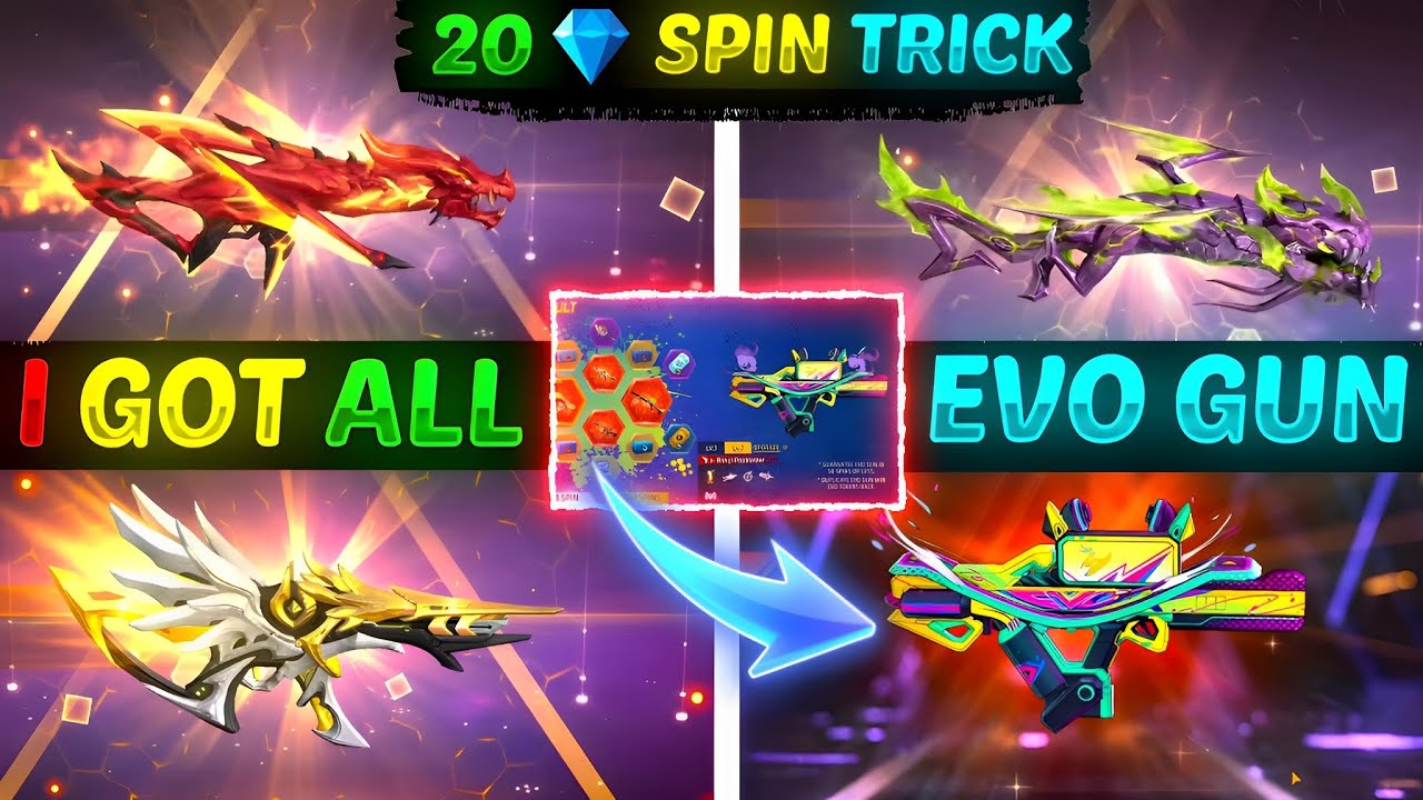 Evo Groza 1 Spin Tricks | Evo Groza Me Kitna Diamond Lagega | M1014 ...