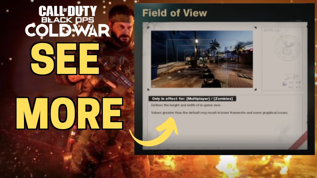 See Enemies Better In Call Of Duty Cold War CHANGE FOV - YouTube