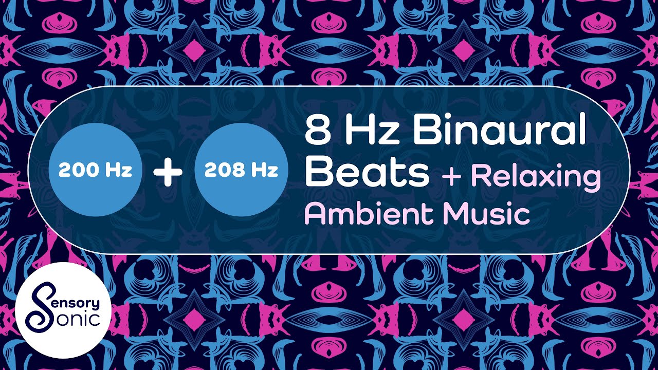 8 Hz Binaural Beats With Relaxing Ambient Music Meditation Focus