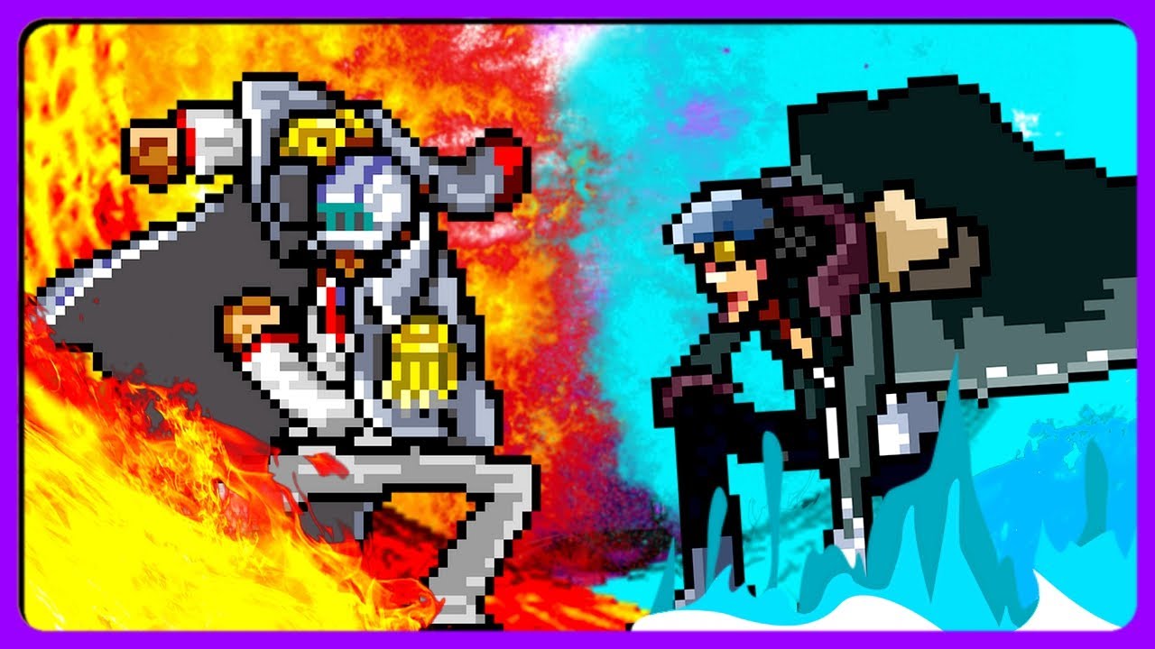 AKAINU (TIME SKIP) VS AOKIJI (PIRATE) - EPIC MUGEN BATTLE - YouTube