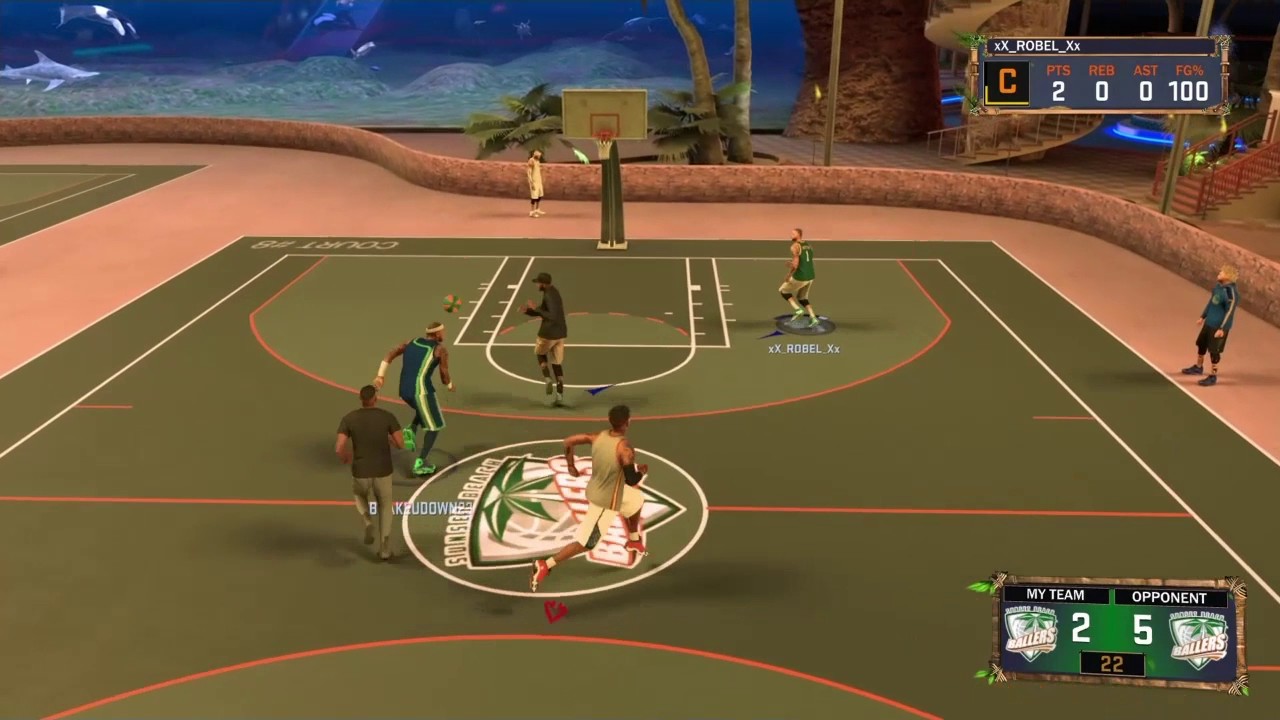 Block party NBA 2k17 MyPark highlights (Dec 2016) - YouTube