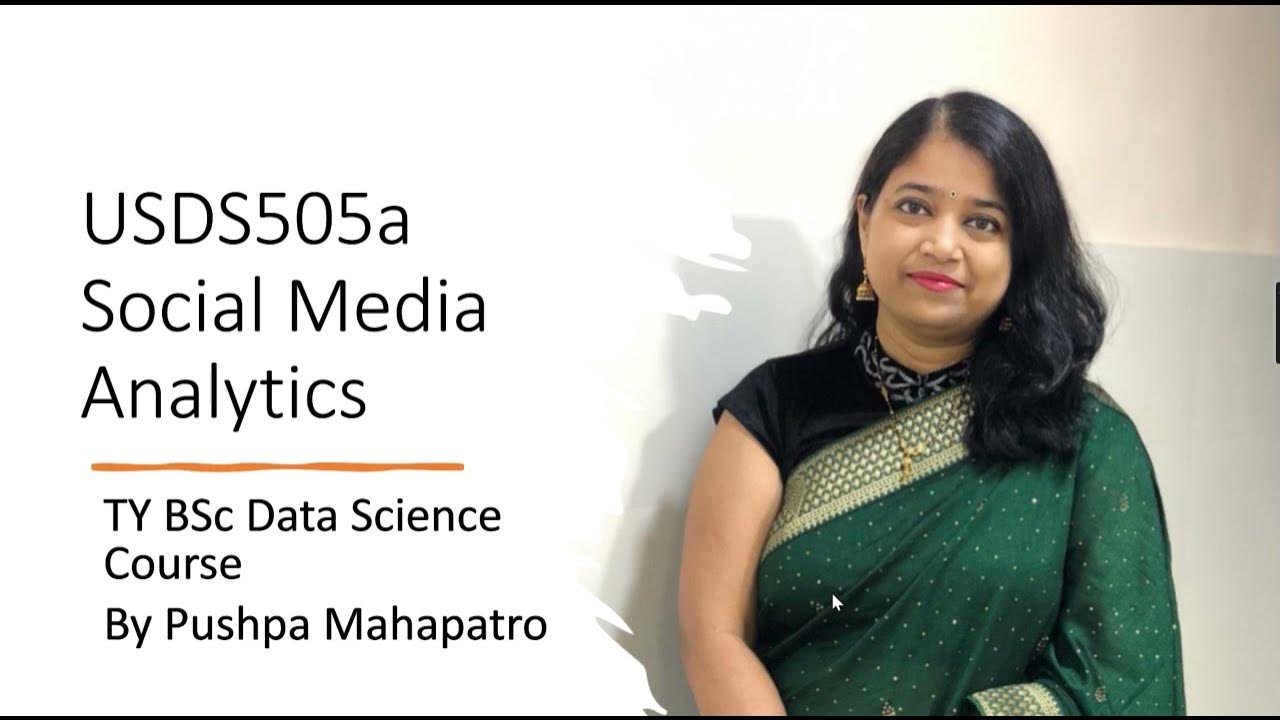 01 TY BSc DS Introduction to Social Media Analytics Syllabus # ...