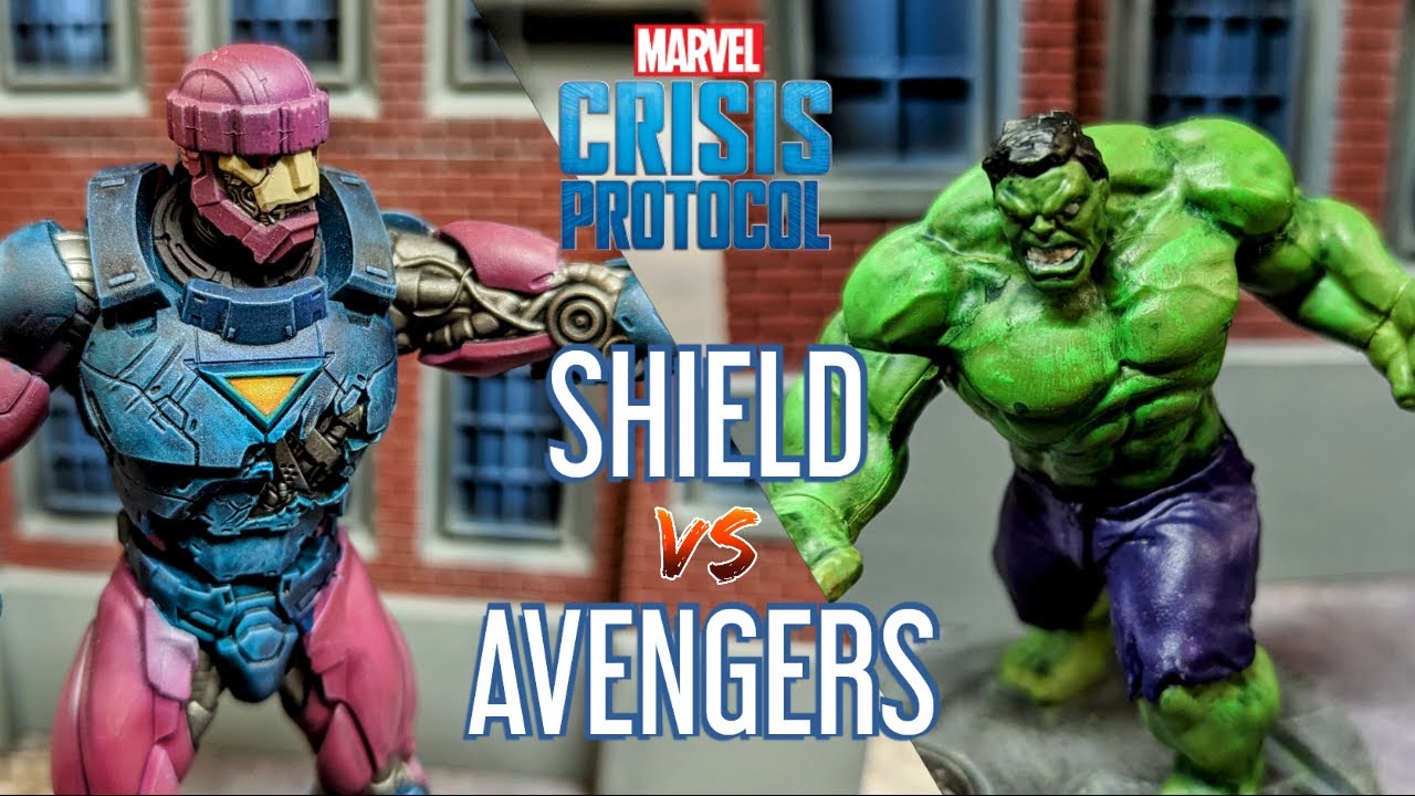 Marvel Crisis Protocol Battle Report Episode 80 - Shield vs. Avengers ...
