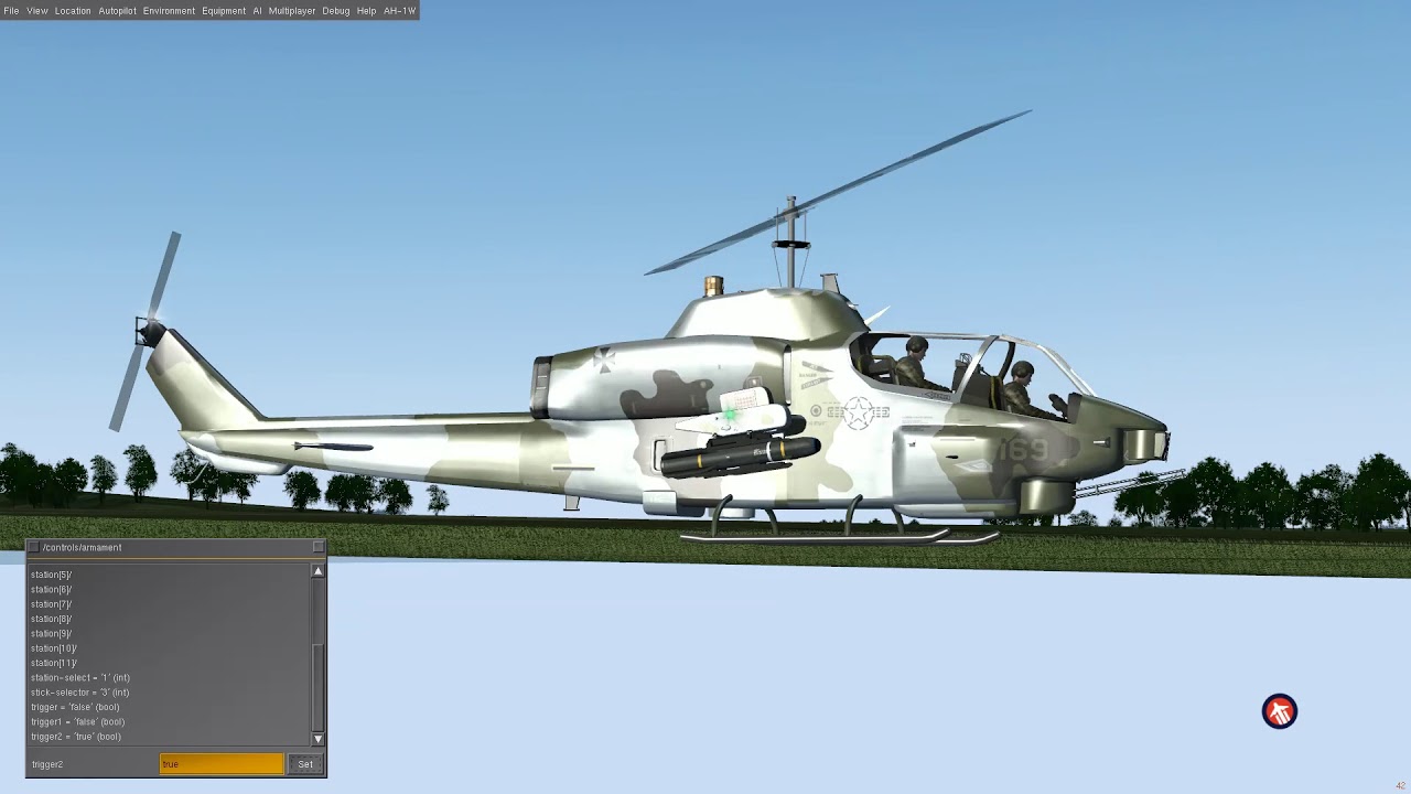 AH-1W Hellfire launch test. #FlightGear - YouTube