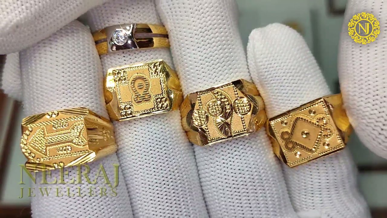 Latest gold ring designs 2021 | sone ki ring ke design सोने की अंगूठी ...