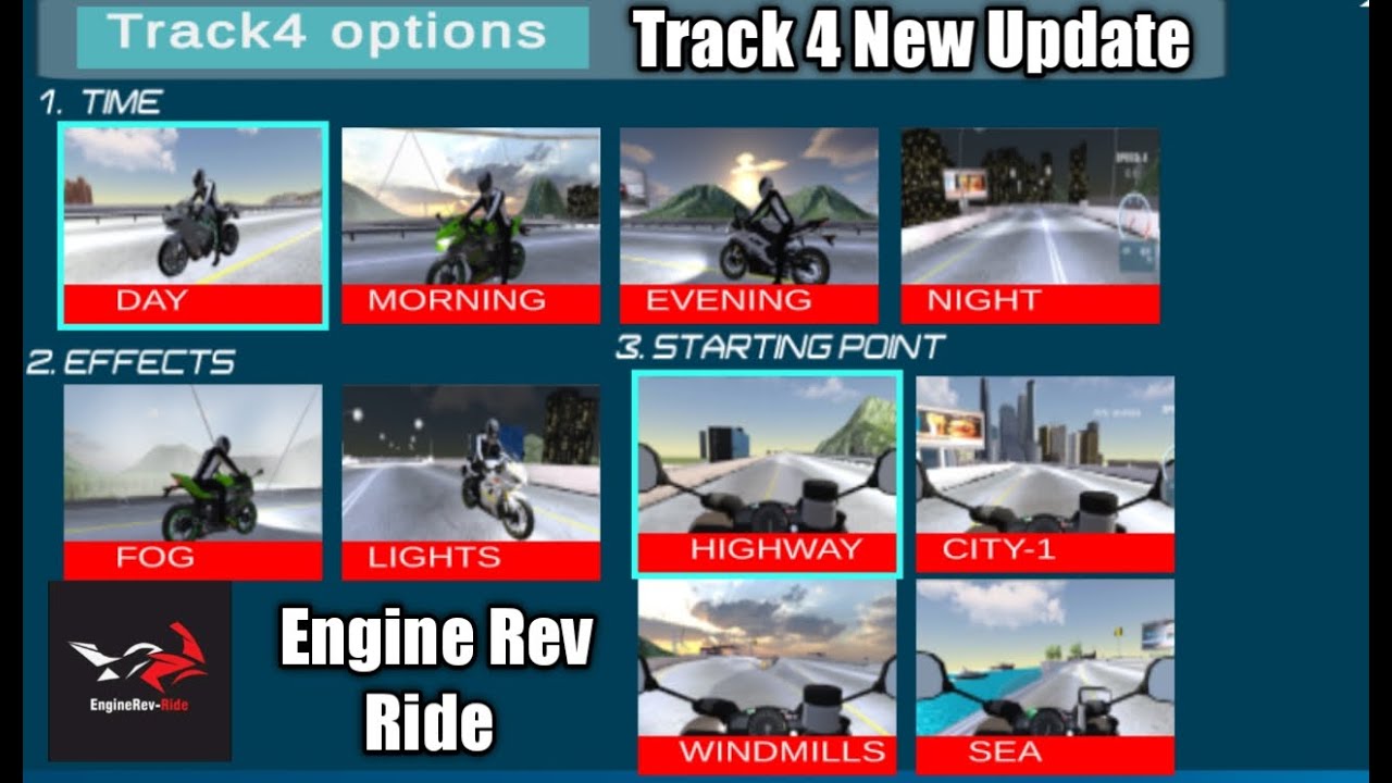 Engine Rev Ride Track4 New Update#ride4#motogp - YouTube
