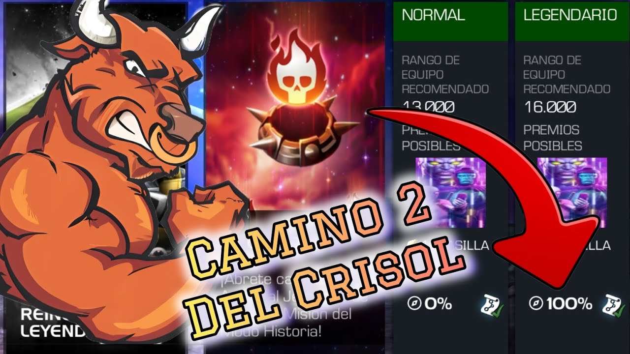 EL CRISOL CAMINO 2 PARA EL 100% | MCOC - YouTube