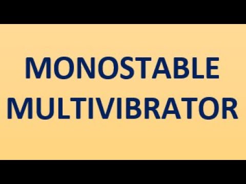 42-Monostable Multivibrator - YouTube