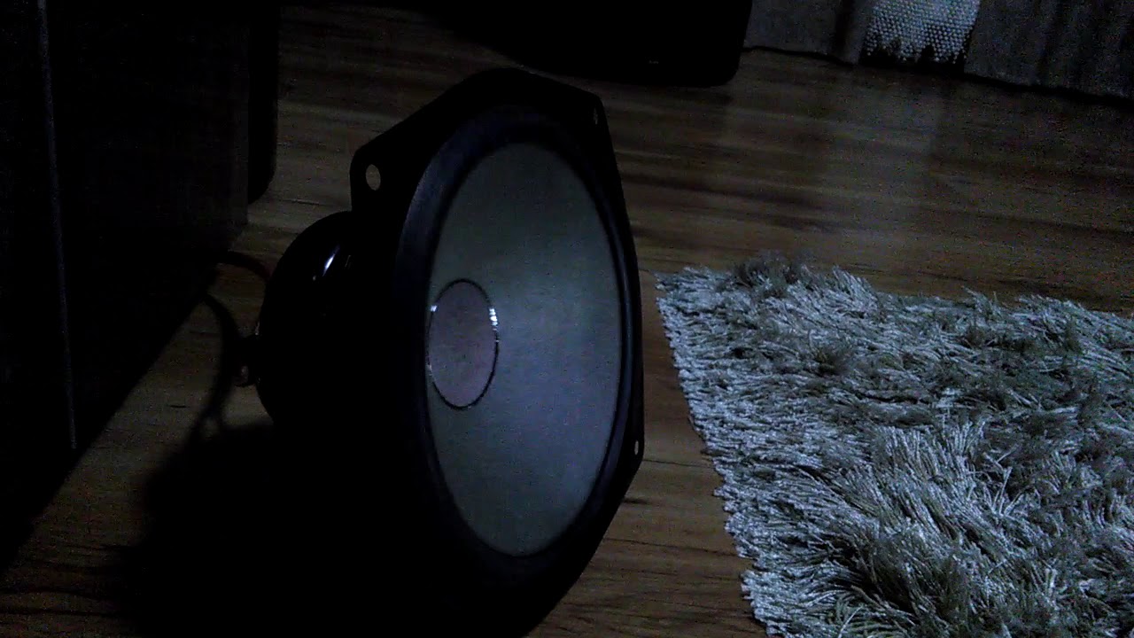 Telefunken TL series subwoofer Excursion Test - YouTube