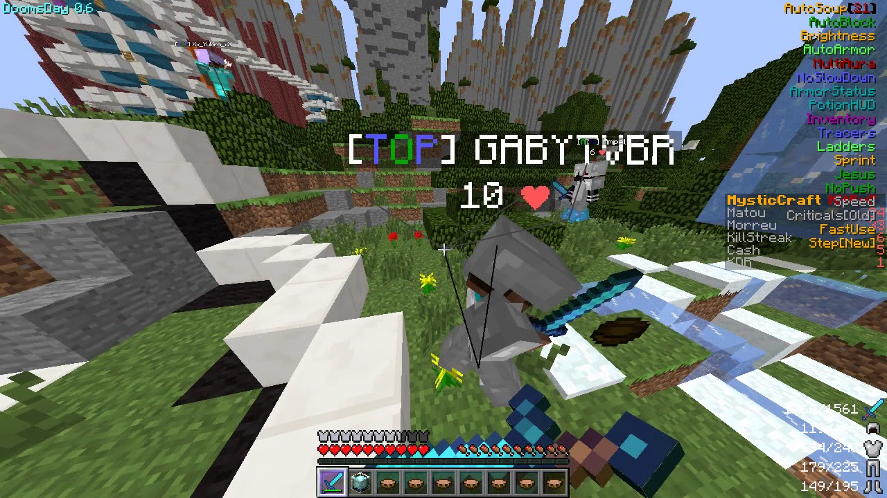 DoomsDay 0.6 Minecraft Hacked Client 1.5.2 #Test - YouTube