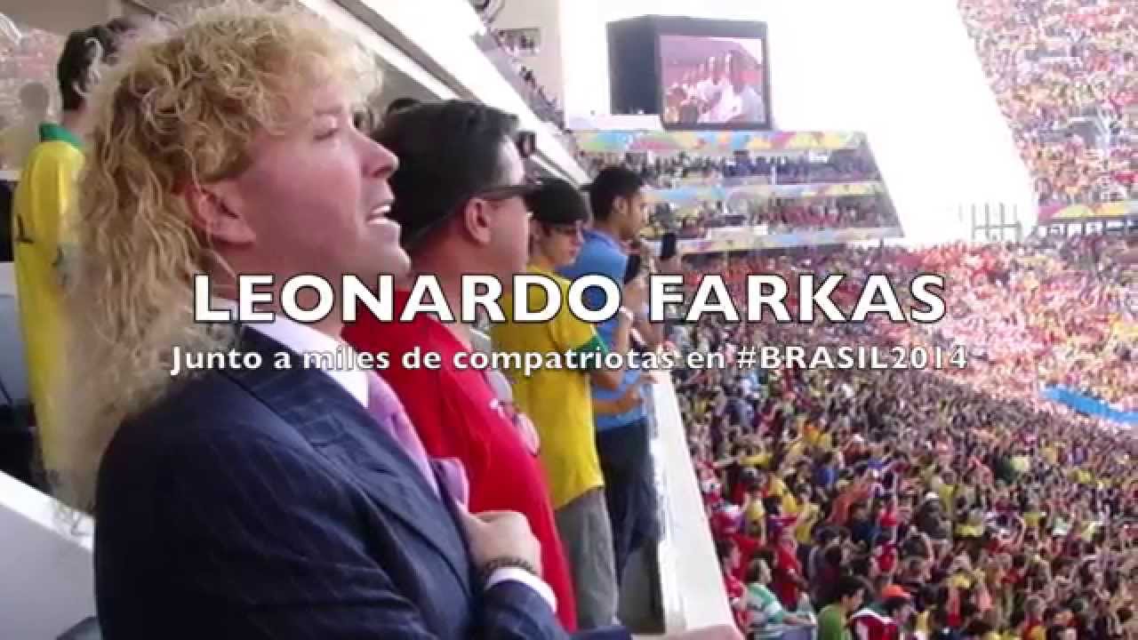 HIMNO NACIONAL DE CHILE: LEONARDO FARKAS EN MUNDIAL DE BRASIL 2014 ...