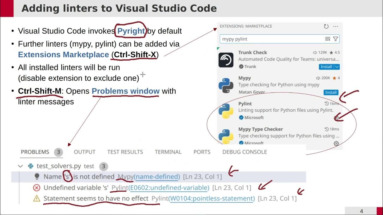 SciPro Python 2024: 16 - Code quality analysis - YouTube