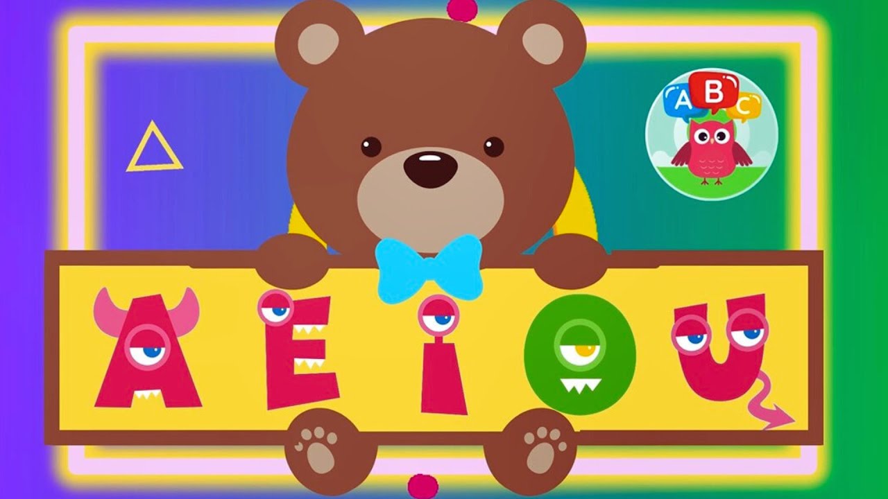 ALFABETO INFANTIL em PORTUGUÊS - Aprenda o ABC - ALFABETO -VOGAIS ...