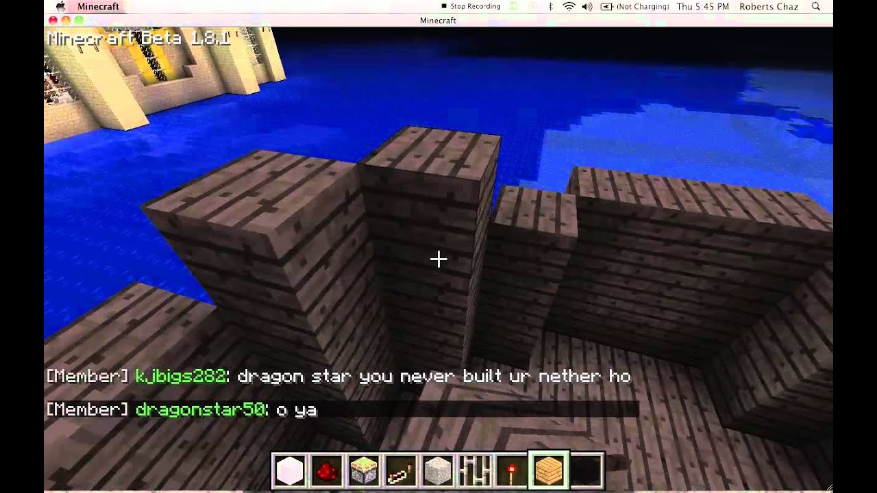 Minecraft slave boat making part 1.mov - YouTube
