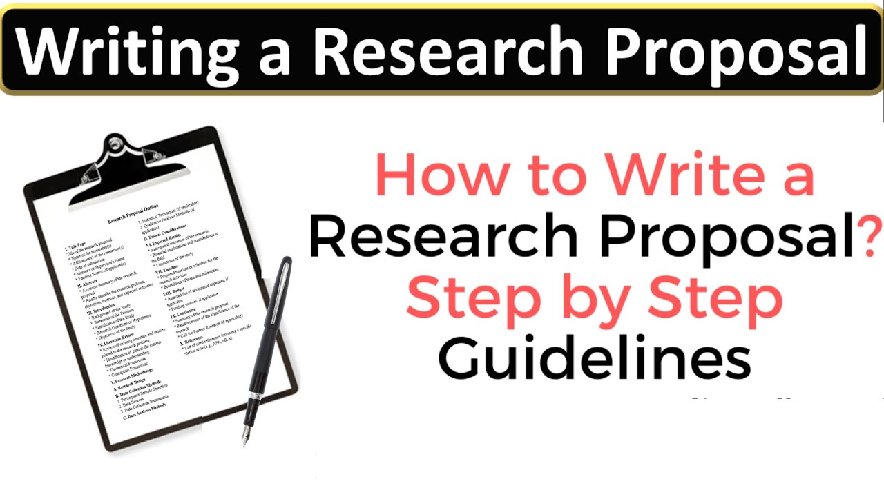How to Write a Successful Research Proposal for any Purpose ...