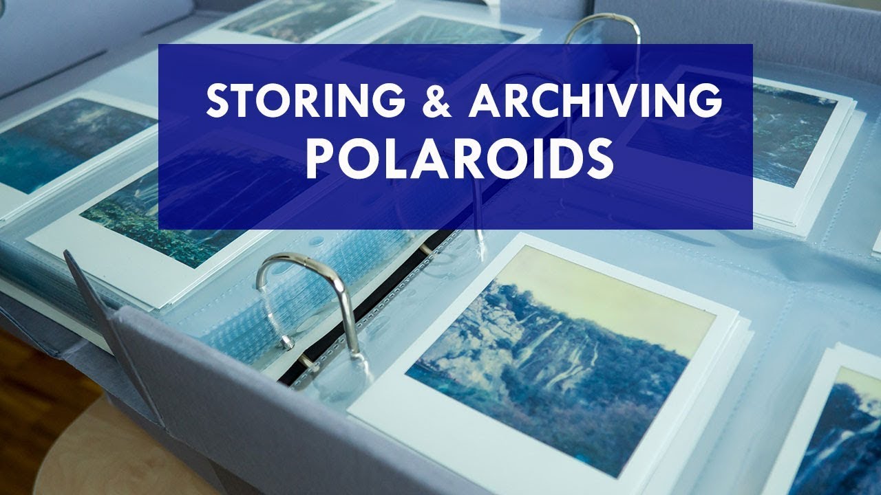 Archiving POLAROID Pictures - How I Store My Collection - YouTube