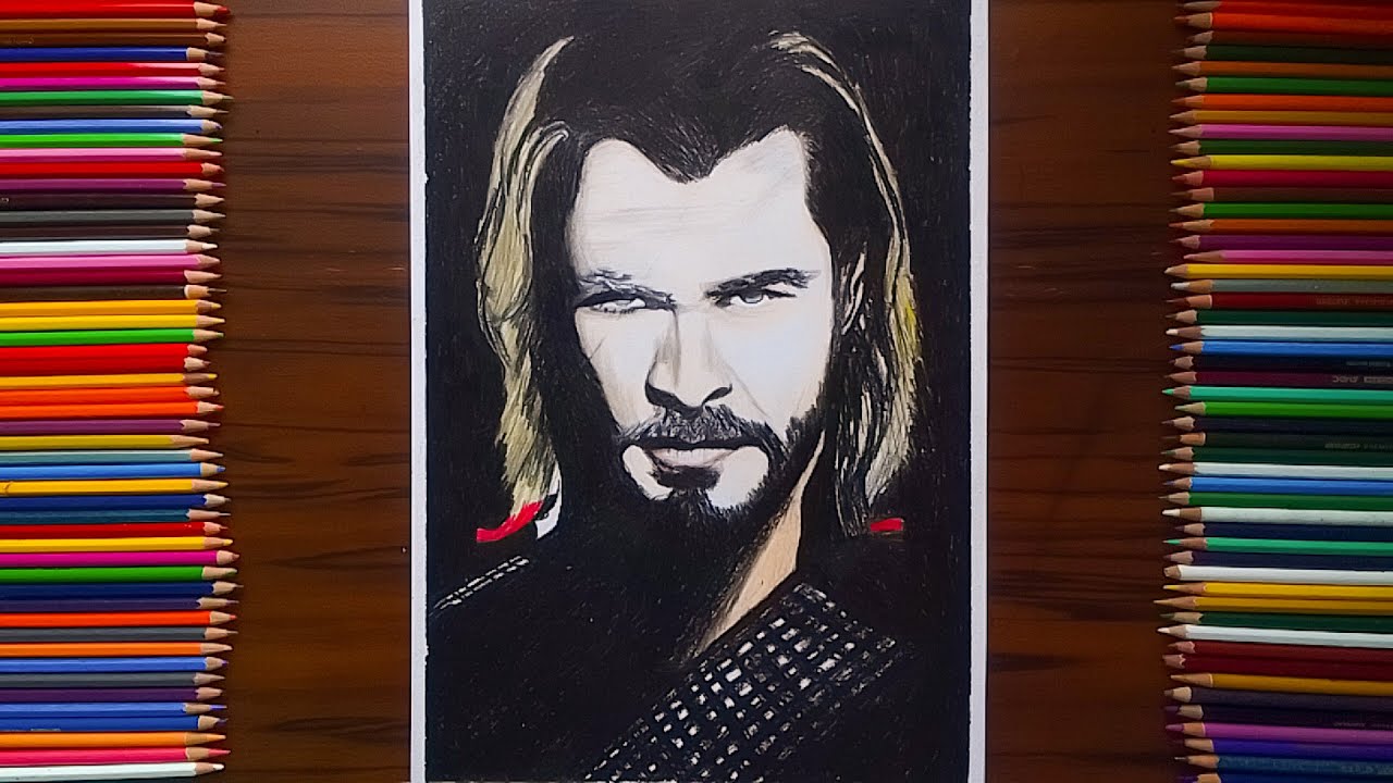 Drawing Thor MCU ART SERIES - YouTube