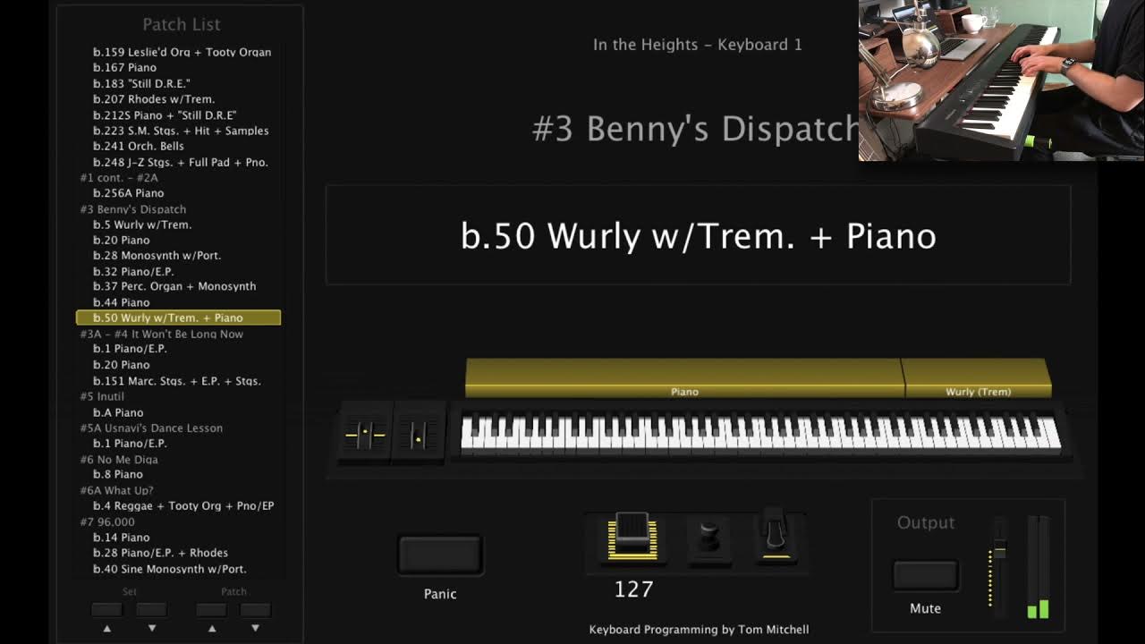 In the Heights – Keyboard 1 & 2 MainStage Programming Playthrough - YouTube