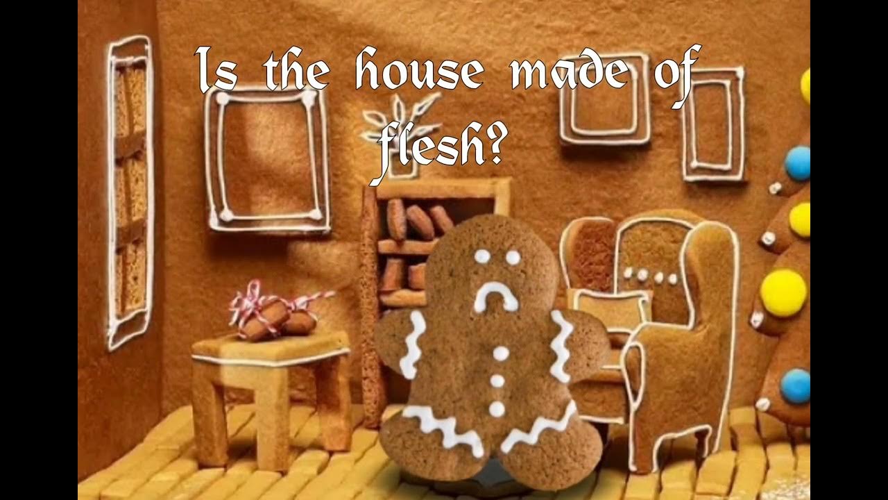 A Gingerbread Man Sits In A Gingerbread House - YouTube