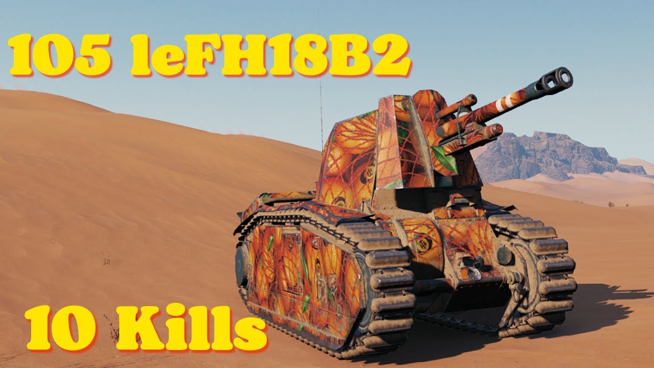 World of tanks 105 leFH18B2 - 3,1 K Damage 10 Kills, wot replays - YouTube