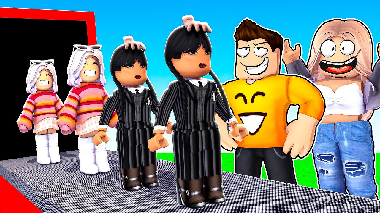 ZBUDOWAŁAM FABRYKĘ WEDNESDAY ADDAMS & ENID z SMILESLOW w ROBLOX! 🖤 ...