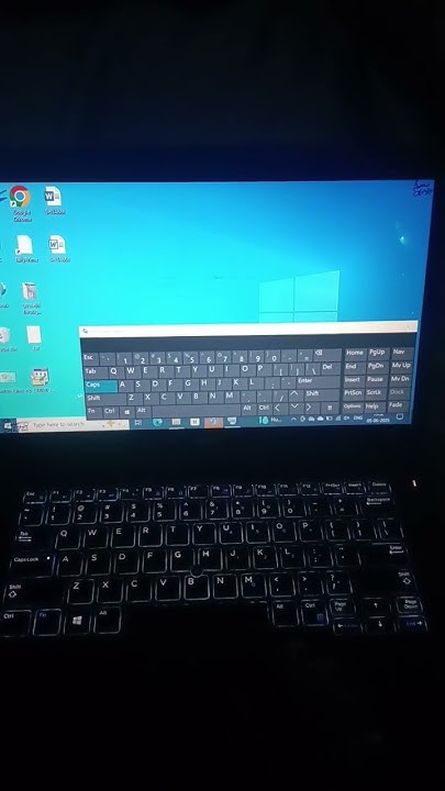 laptop ki screen per keyboard kaise laye / how to start on screen keyboard ## win+rruntyp osk ...