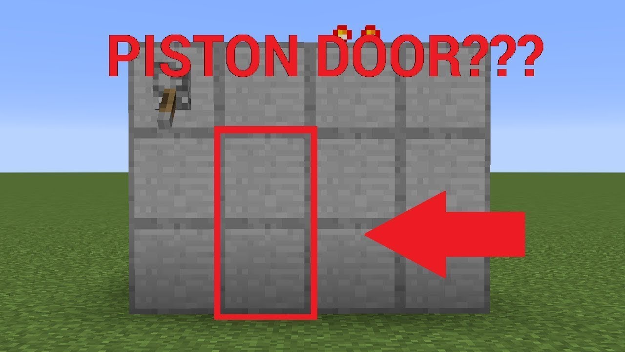 BEST 4x4 piston door in minecraft (java edition) (honey blocks) - YouTube