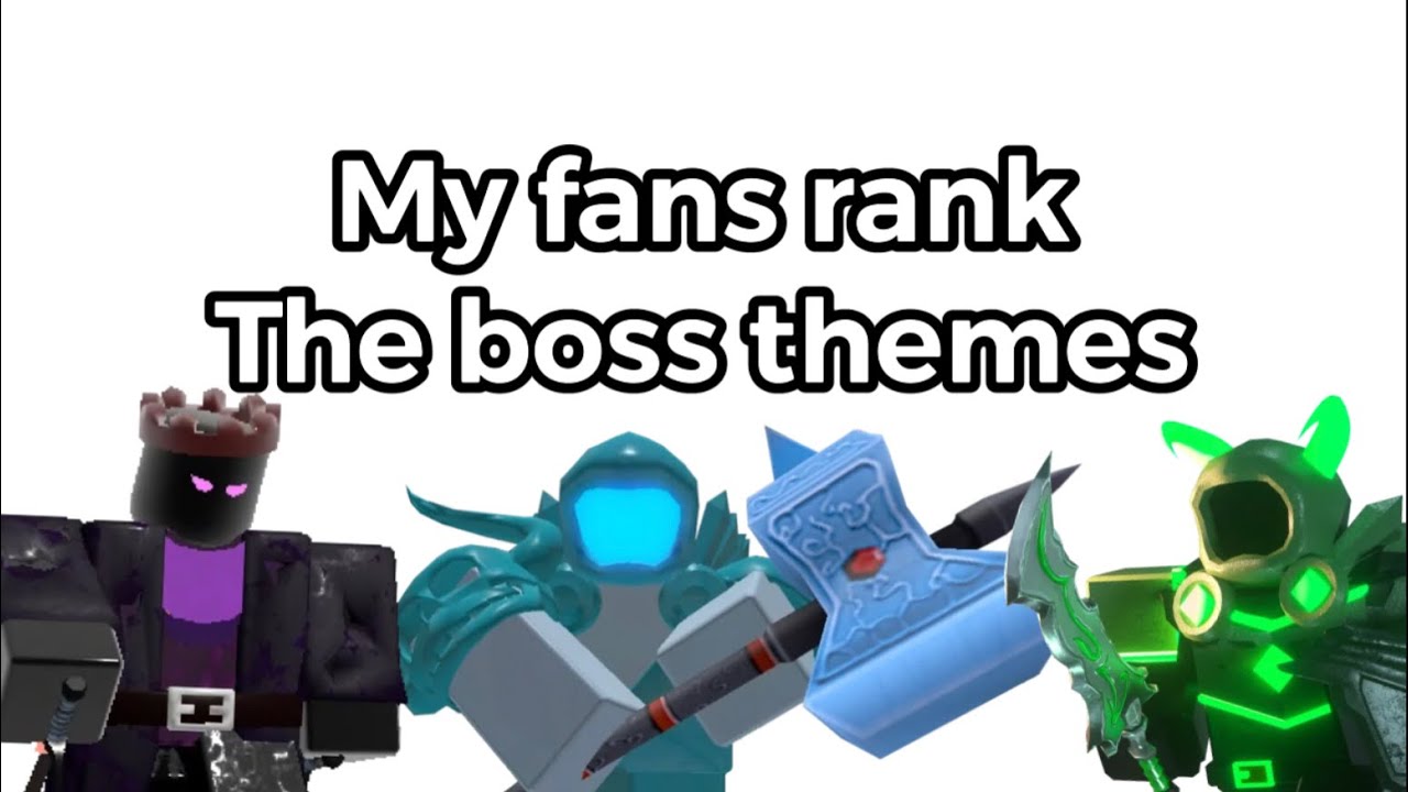 All Boss Themes ranked by Viewers (Tds Meme) - YouTube