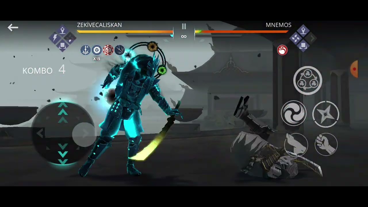 Shadow fight 3 Mnemos da fark etmedğiniz gölge hareketleri - YouTube