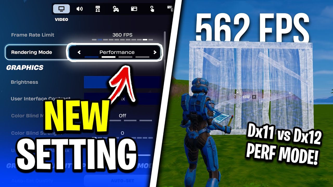 Fortnite’s NEW Performance Mode – Huge FPS Boost! - YouTube