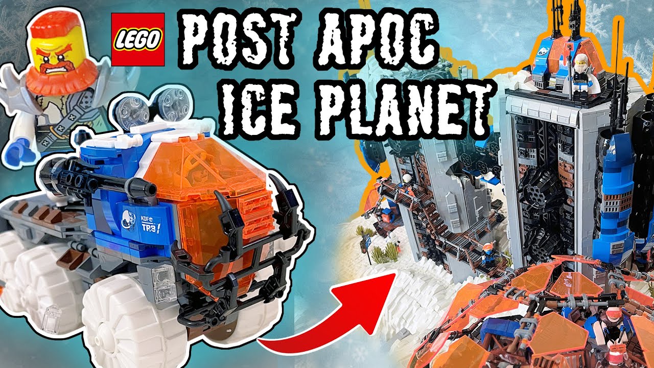 HUGE Post Apocalyptic LEGO Ice Planet Base - Over 35,000 Pieces! - YouTube