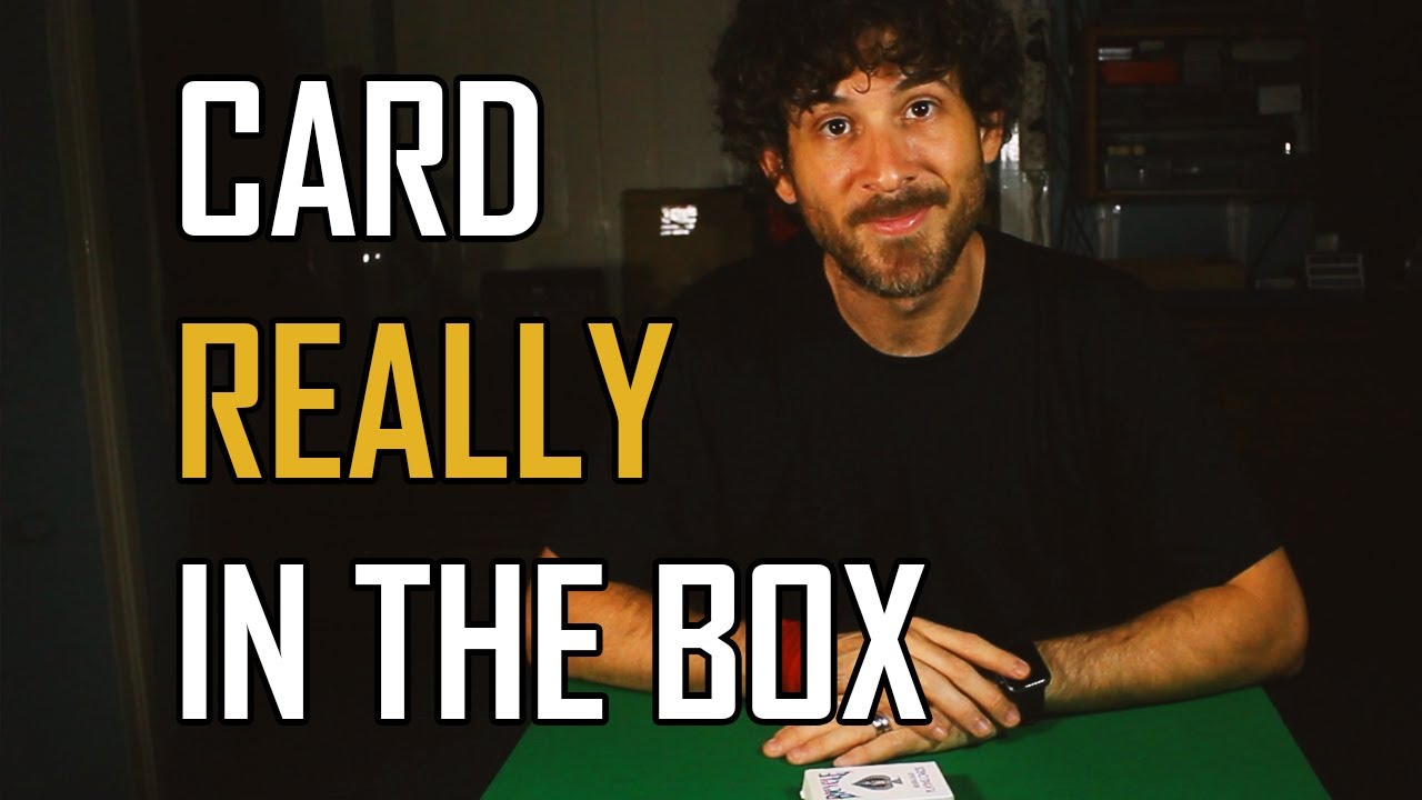 REAL card in the Box ! | Card Magic Tricks - YouTube