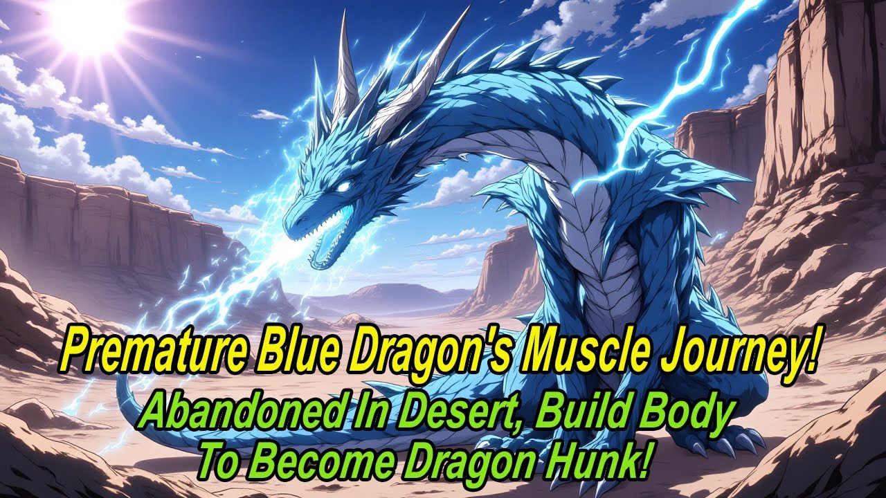 Premature Blue Dragon's Muscle Journey! Abandoned In Desert, Build Body ...