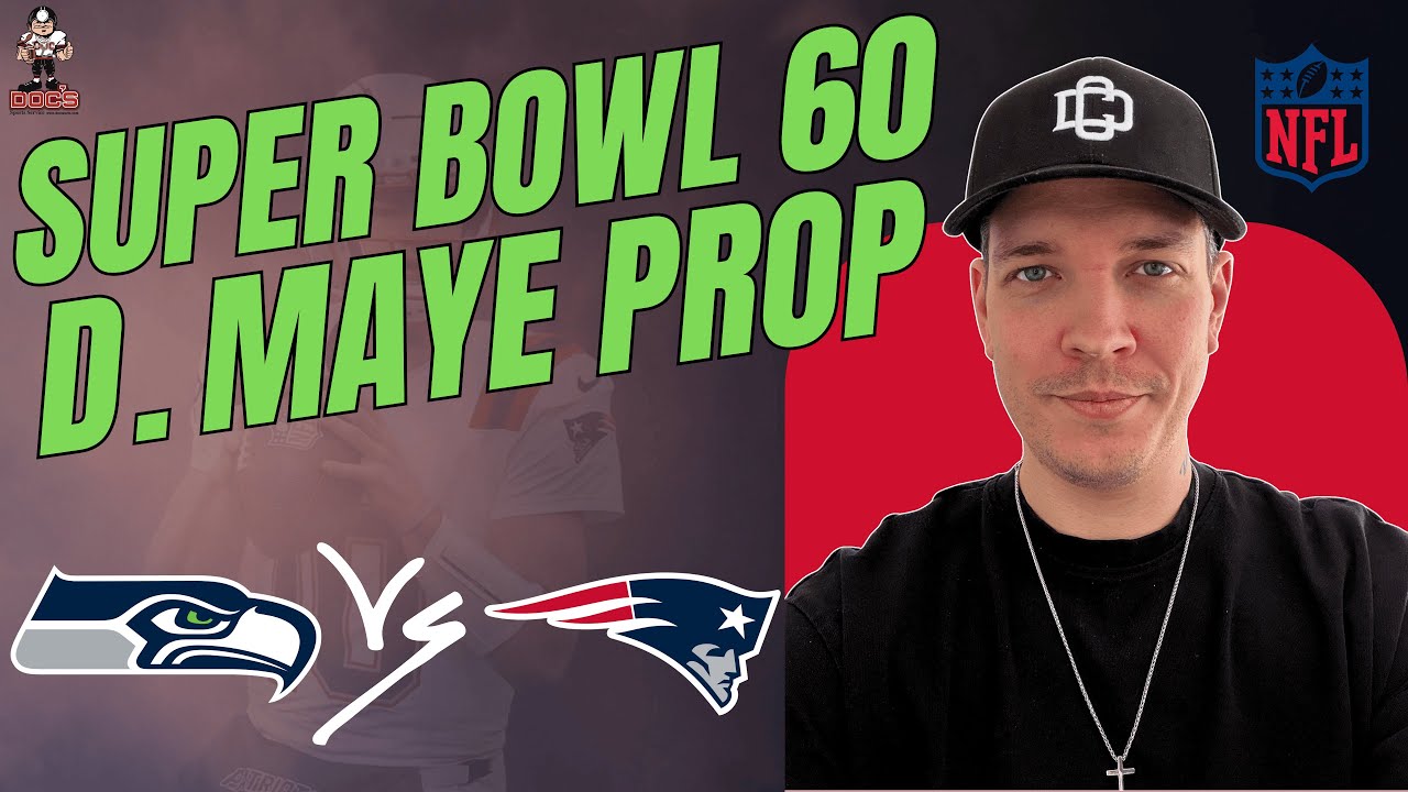 Drake Maye Rushing Yards Prop — Patriots vs Seahawks | Super Bowl 60 ...