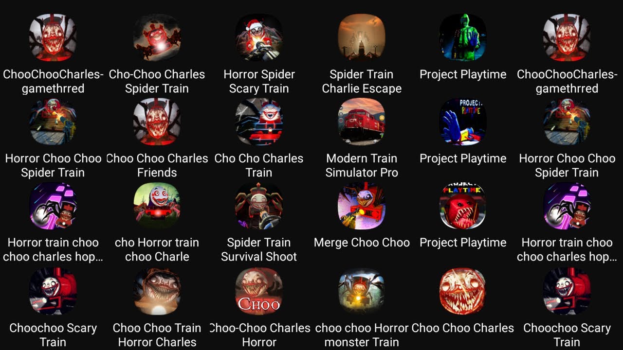 Choo Choo Charles - Gamethrred, Cho-Choo Charles Spider Train, Horror ...