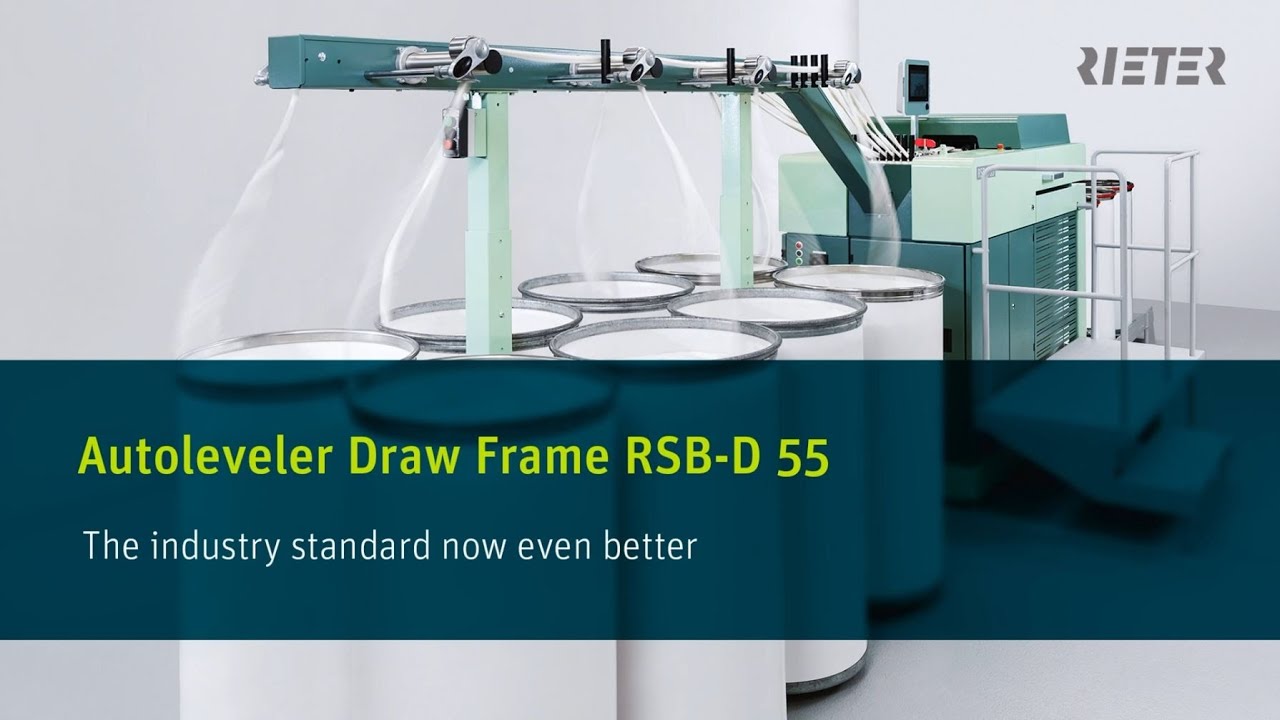 Rieter Autoleveler Draw Frame RSB-D 55 - YouTube
