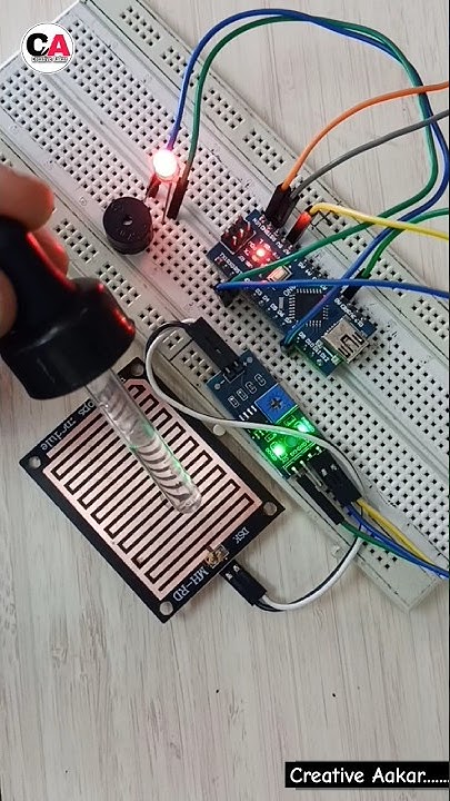 Rain Alarm Project #shorts #youtubeshorts #ytshorts #arduinoproject #arduino - YouTube