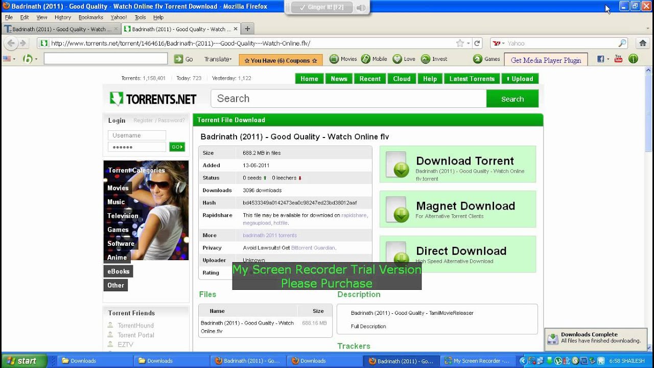 how to download movie from torrentz - YouTube