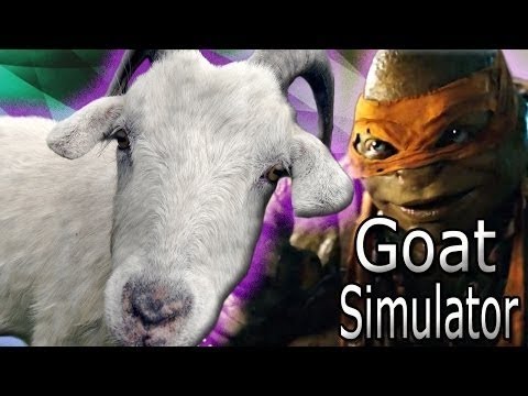 Goat Simulator | Michael Bay Turtles!? - YouTube