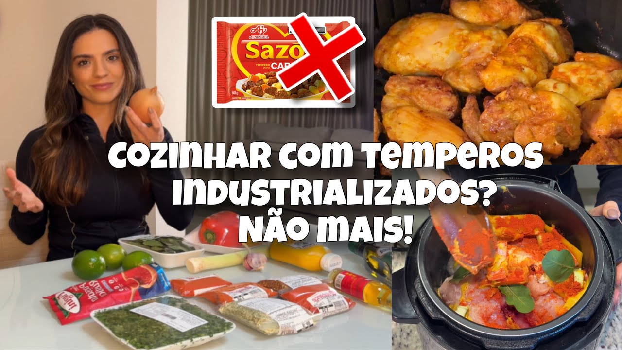 🌿 Como Temperar Comida Sem Industrializados | Temperos Naturais ...