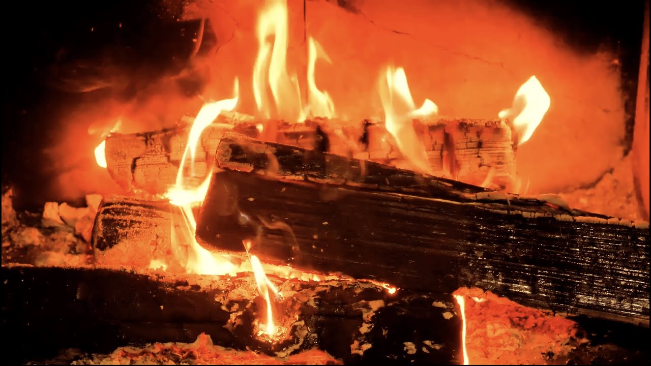 8 Hours Cozy Fireplace 🔥 Crackling Fire Sounds for Sleep, Relax & Study ...