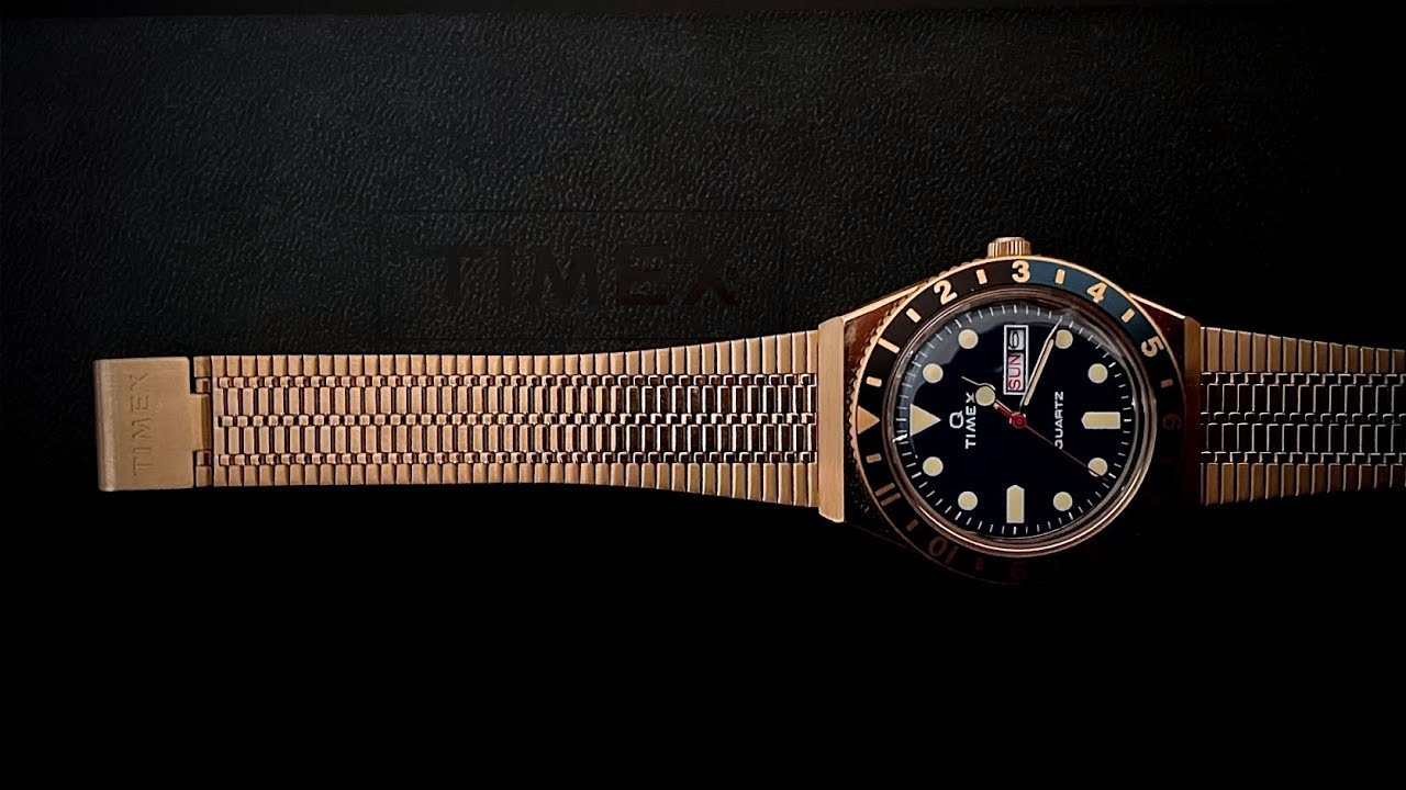 How to shoot watch commercial on iphone|TIMEX Q REISSUE GOLDE 1979 ...