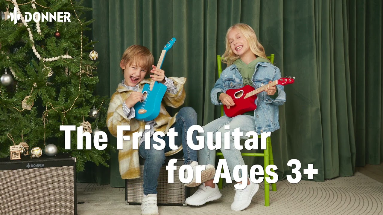 Perfect gift and the first guitar for your kid丨Easy Play Easy Pop丨 ...