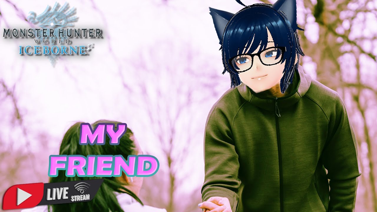 🔴 Helping My Friend To Reach My Level In Monster Hunter World #vtuberid ...